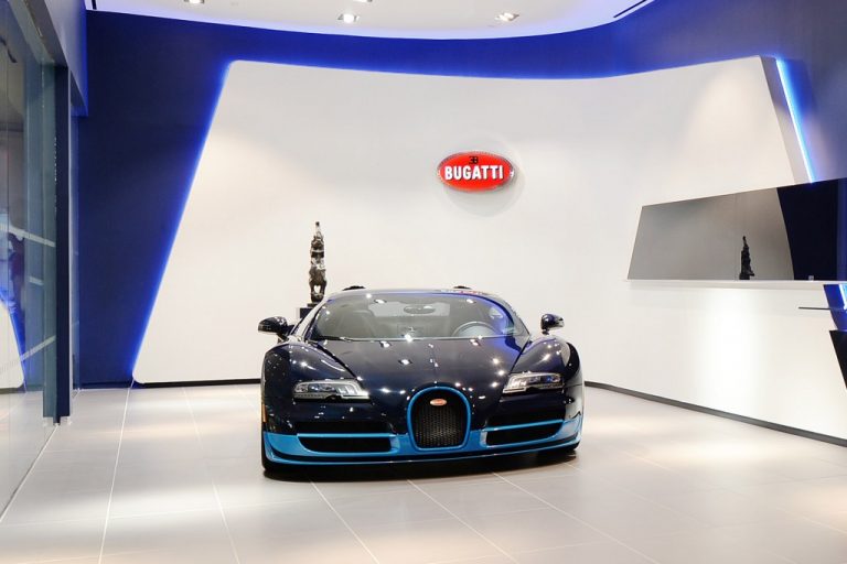Bugatti Showroom in Dubai Happens To Be The Brand's Largest