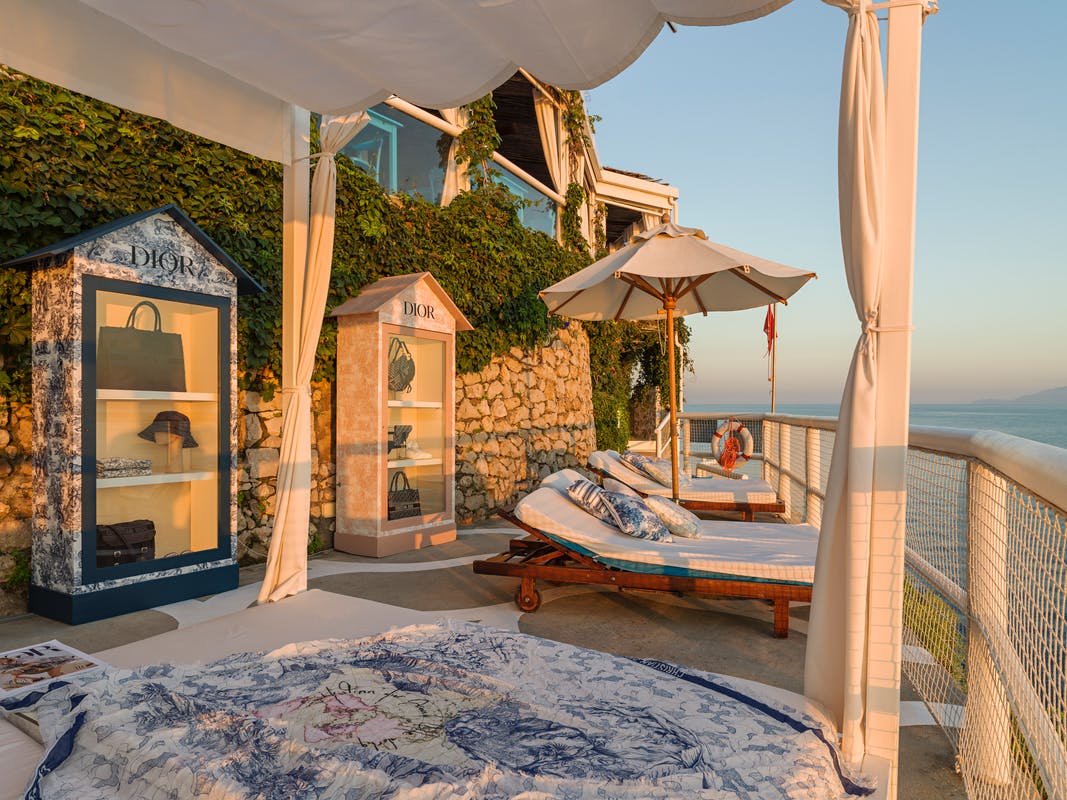 Dior's Exclusive Pop-Up Store Has Stunning Mediterranean Views